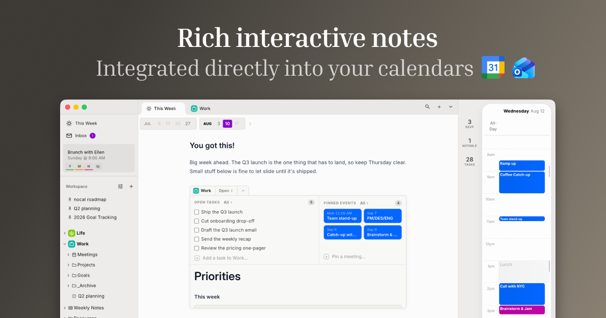 Interactive Notes — nocal